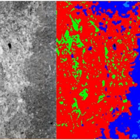 Plug B At 41 Microns Per Voxel Left Slice Of CT Image And Right