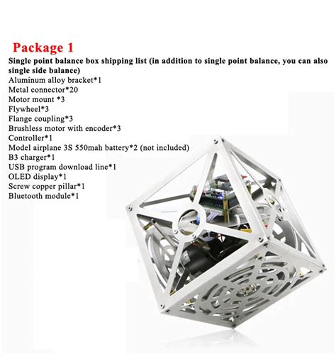 balanced block single point single sided self balancing cubli block fo