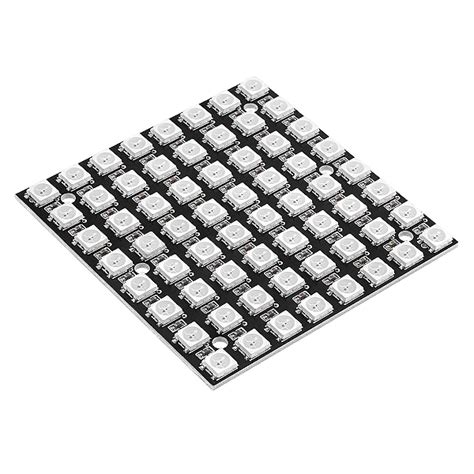 Módulo Matriz LED RGB 8x8 64 Bits WS2812 Endereçável A Chave Virou