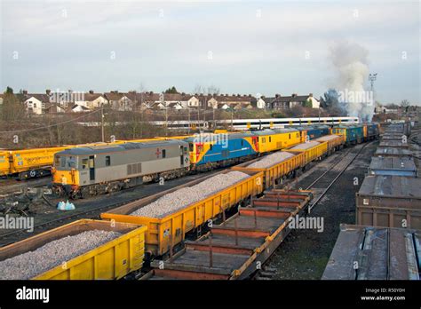 A Pair Of Class 73 Electro Diesel Locomotives Numbers 73208 And 73206