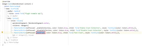 coding free integration of appgallery connect crash in flutter r