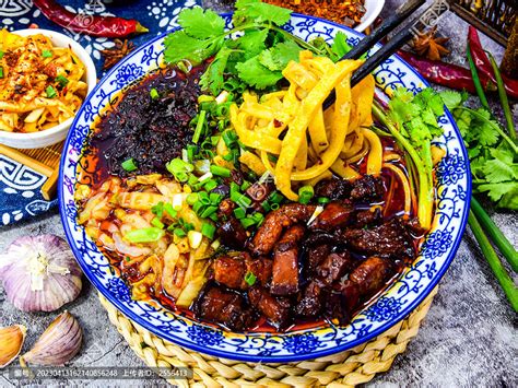 红烧肉绿豆粉 中国菜系 食品餐饮 摄影素材 汇图网www huitu
