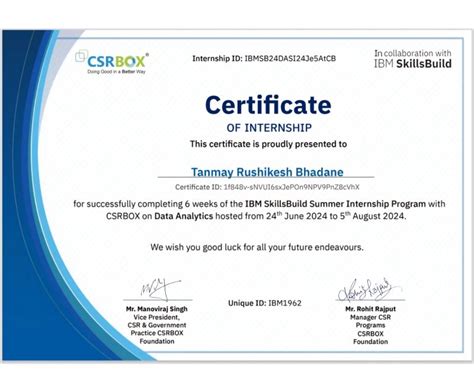 tanmay bhadane on linkedin ibmskillsbuild csrbox datafundamentals