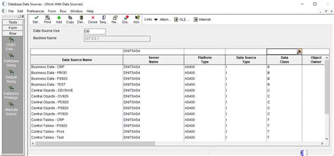 create odbc data sources from the data source master