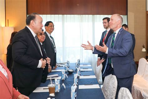 Department Secretary Gilberto C Teodoro Jr Met With A Delegation