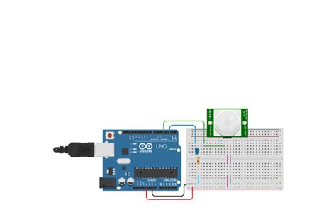 Circuit Design Pir Tinkercad