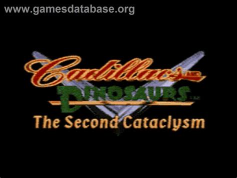 Cadillacs And Dinosaurs The Second Cataclysm Sega Cd Artwork