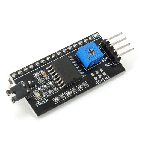 Módulo adaptador I2C para LCD 16x2 ou 20x4 PCF8574T MSS Eletrônica