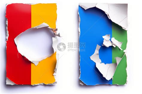 撕裂的墙纸高清图片下载 正版图片600379274 摄图网