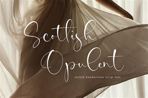 Scottish Opulent Script Font Free Design Resources