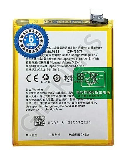 Original Blp683 Blp689 Battery For Realme 2 Pro Oppo F9 Pro Oppo F9 Battery With 6 Month