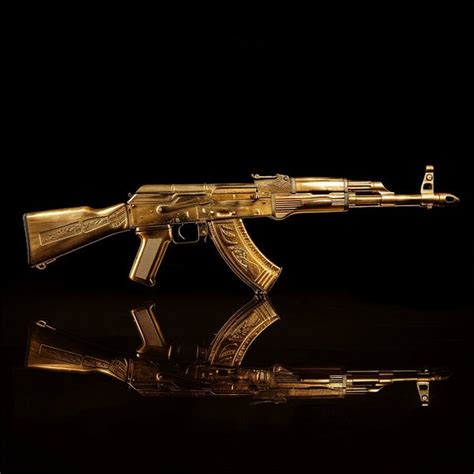 Gold Ak 47 Wallpaper 24kt Gold Draco Pistol On Sale