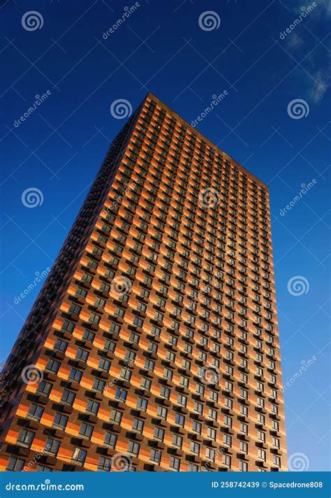Modern Tower Building During Daylight Backdrop Stock Image Image Of