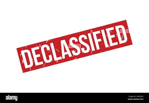 Declassified Rubber Stamp Seal Vector Stock Vector Image And Art Alamy