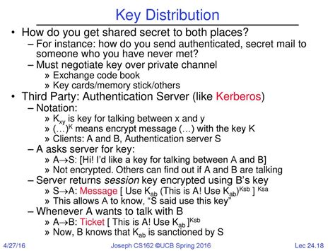 Cs162 Operating Systems And Systems Programming Lecture 24 Security