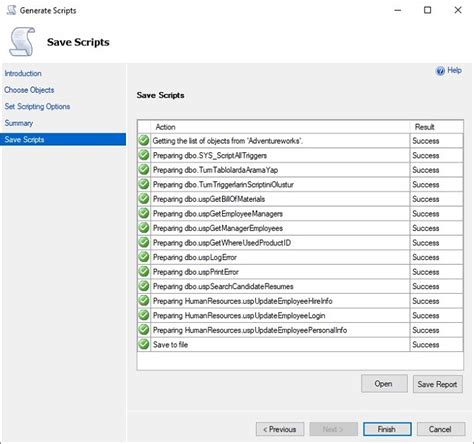 Sql Serverda Prosedürleri Export Etmek Sql Server Eğitimleri