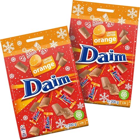 Daim Chocolate Flavour Orange Mini Bag 200g Shopee Malaysia