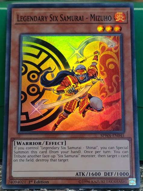 Yu Gi Oh Legendary Six Samurai Mizuho Sr 13251449603 Oficjalne