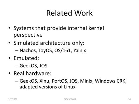 Ppt The Pintos Instructional Operating System Kernel Powerpoint