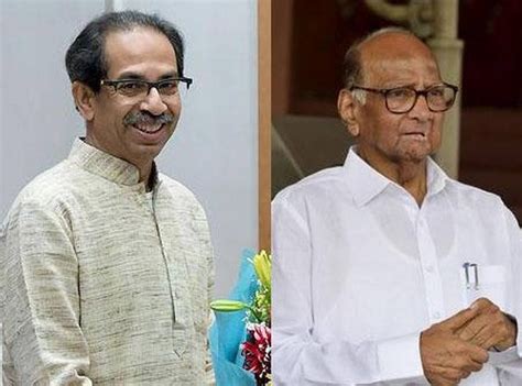 Uddhav Thackeray Meets Sharad Pawar Sena States Maharashtra Govt