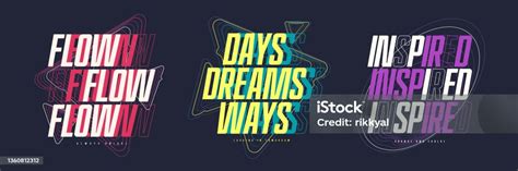 세 가지 벡터 세련된 타이포그래피 티셔츠 디자인 포스터 프린트 컬렉션 T 셔츠에 대한 스톡 벡터 아트 및 기타 이미지 T 셔츠 패션 컴퓨터 글자 Istock