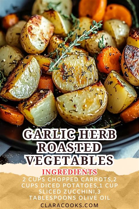 Garlic Herb Roasted Vegetables Recipe