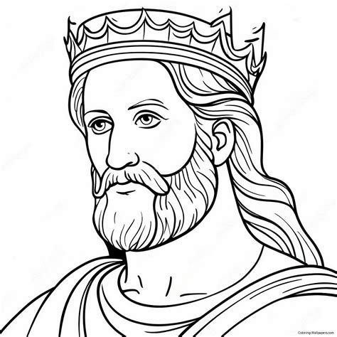 King David Coloring Page 23422 18513