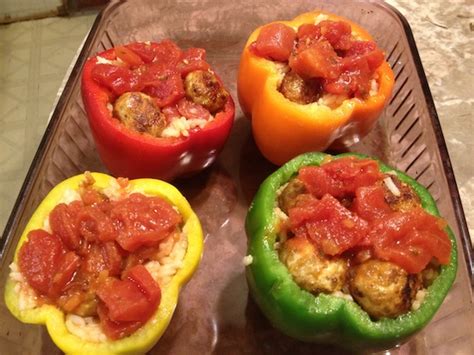 Cheesy Chicken Stuffed Peppers Recipe Kraftfreshtake Recipechallenge