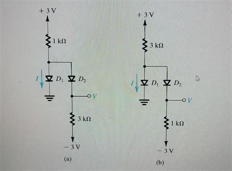 solved 5 using the constant drop model vp 0 7 v find