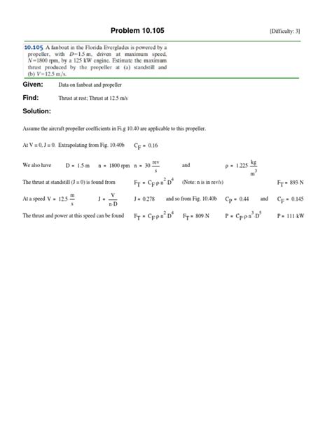 problem 10 105 given find solution pdf