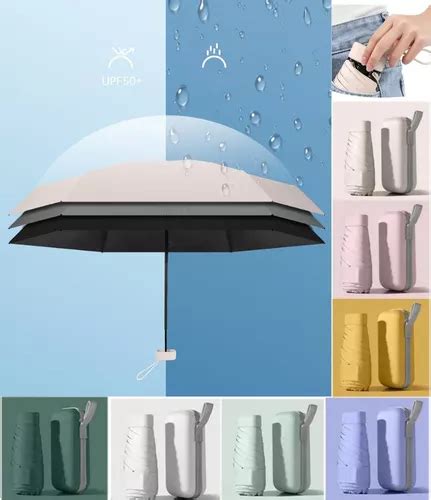 Bolsa Guarda chuva Mini Cápsula De Bolso Portátil Anti uv Cuotas sin