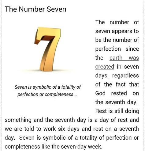 Biblical Numerology And The Significance Of Number Seven Seven In