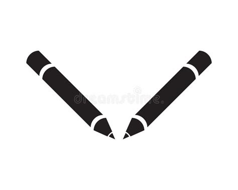 Pencil Logo Vector Icon Template Stock Vector Illustration Of Draw
