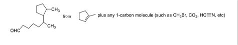Solved Perform Synthesis Of The Following Compound From 1