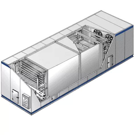 Variable Time Tunnel Freezer Advanced IQF Spiral Tunnel Freezer