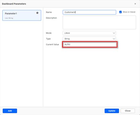 Filtering A Dashboard With Dashboard Parameters Bold Bi