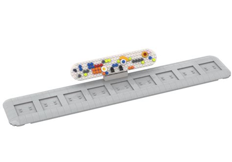 Lego Moc Inside Out Control Console For Brickheadz Display By
