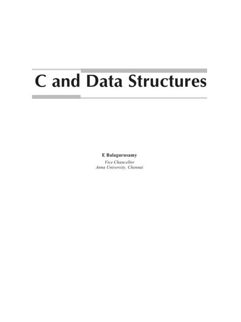 c and data structures balaguruswamy pdf integer computer science