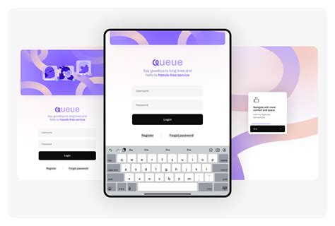 Queue Uiux Design Management System Behance