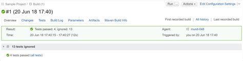 Configure And Run Your First Build TeamCity On Premises Documentation