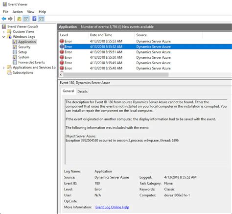 bits here and there object server azure exception 3762504530