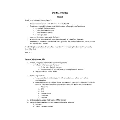 Bios 242 Week 3 Exam 1 Review Course Resources