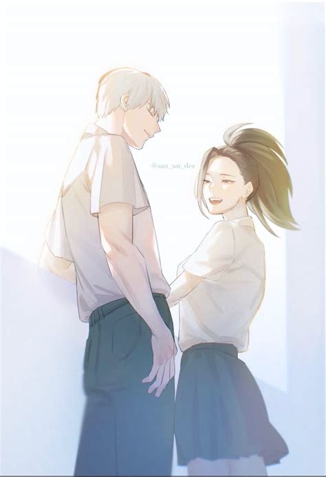 Todomomo Bnha Momo Yaoyorozu Fanart Hero Academia Characters