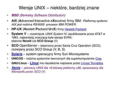Ppt Systemy Sieciowe Wielodost Pne Unix Linux Powerpoint