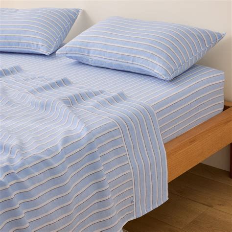 Eve Linen Murphy Stripe Bed Sheets Sheet Society