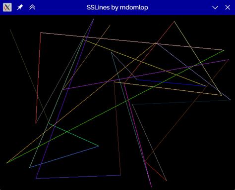 GitHub mdomlop sslines Dibuja líneas con SDL