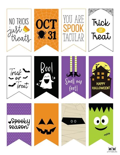 Printable Halloween Tags Page Halloween Tags Printable Halloween