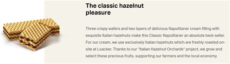 Buy Loacker Classic Napolitaner Hazelnut Wafers 45g X 10 Online In Uae