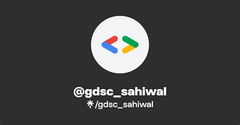 Gdscsahiwal Twitter Instagram Facebook Linktree