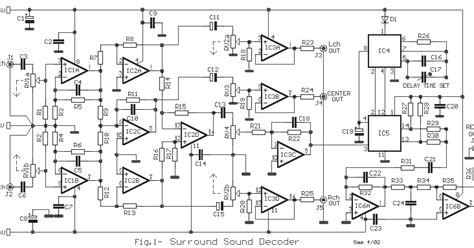 Audio Surround Decoder Circuit Diagram Amplifier Circuit Schematic Projects